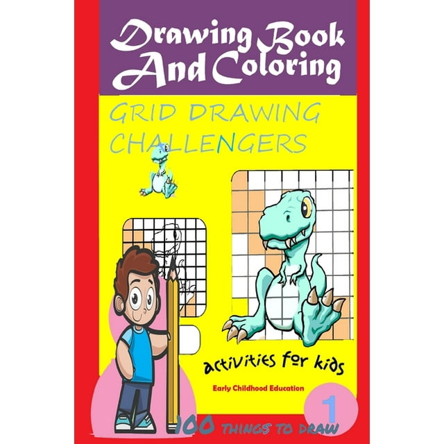 Drawing Book And coloring-GIRD DRAWING CHALLENGERS -activities for kids ...