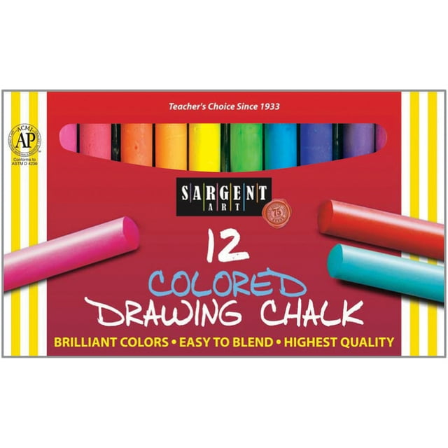 Drawing Chalk 12/Pkg - Walmart.com
