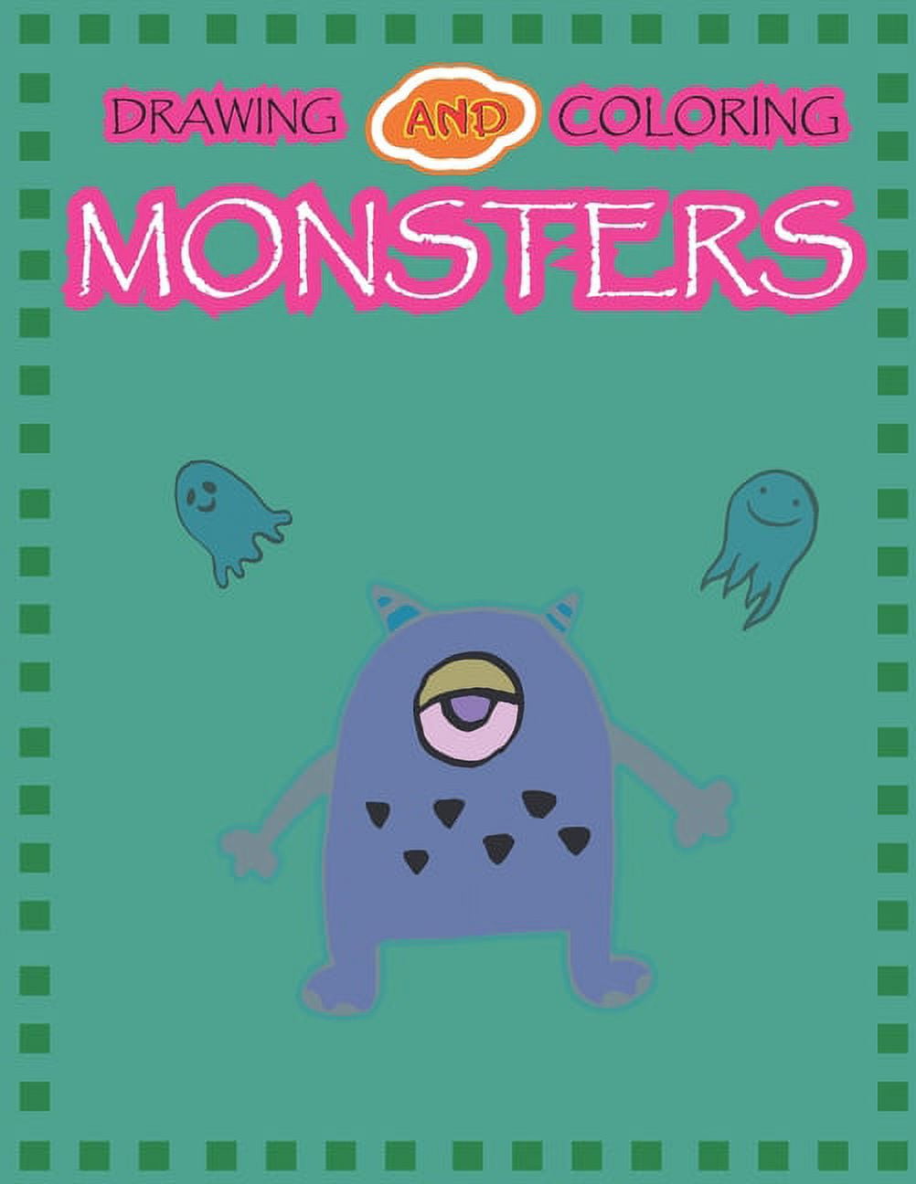 Drawing and Coloring Monsters: How to Drawing Funny Monsters For kids ...