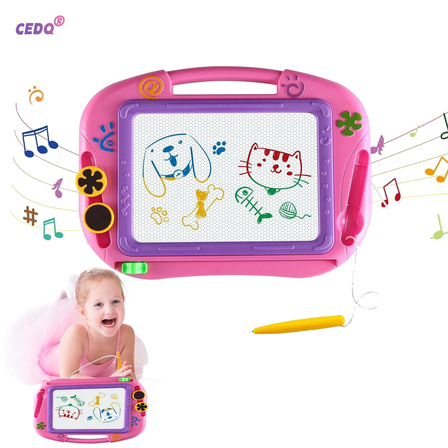 Drawing Doodle Board Gifts Toys Age for 1 2 3 4 Year Old Girl, Drawing ...