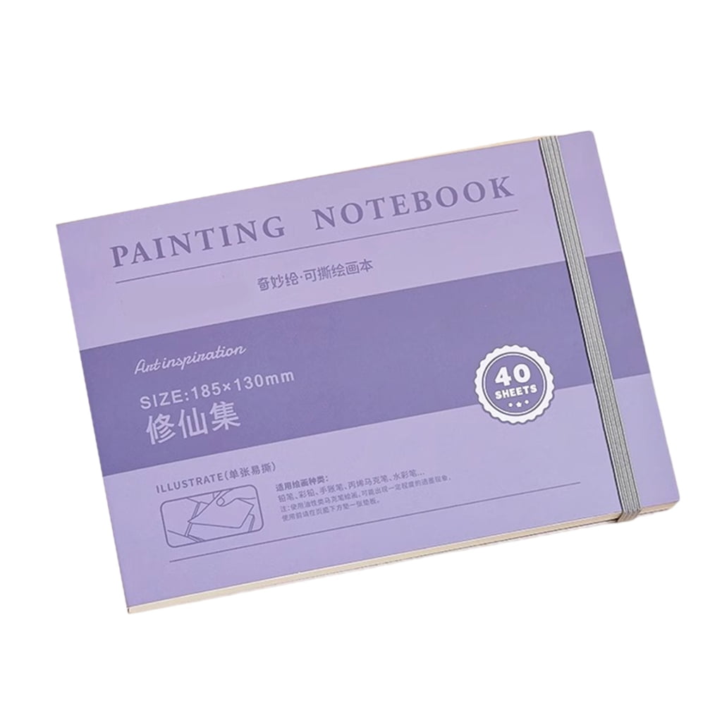 Drawing Notebook Thick Paper Tearable Watercolor Notebook Sketch Book ...