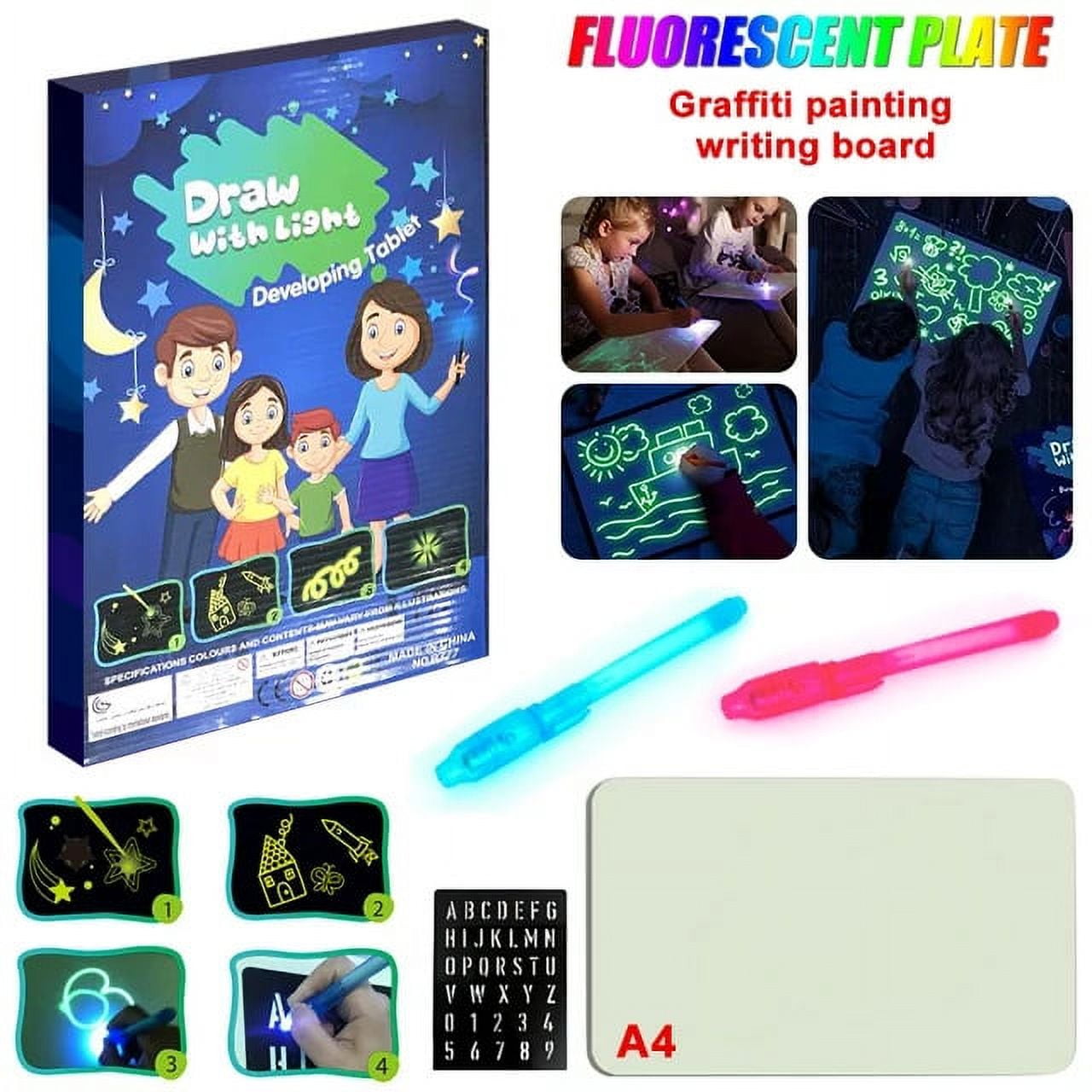 Drawing Pad Board with Light for Kids Painting Educational Toy and ...