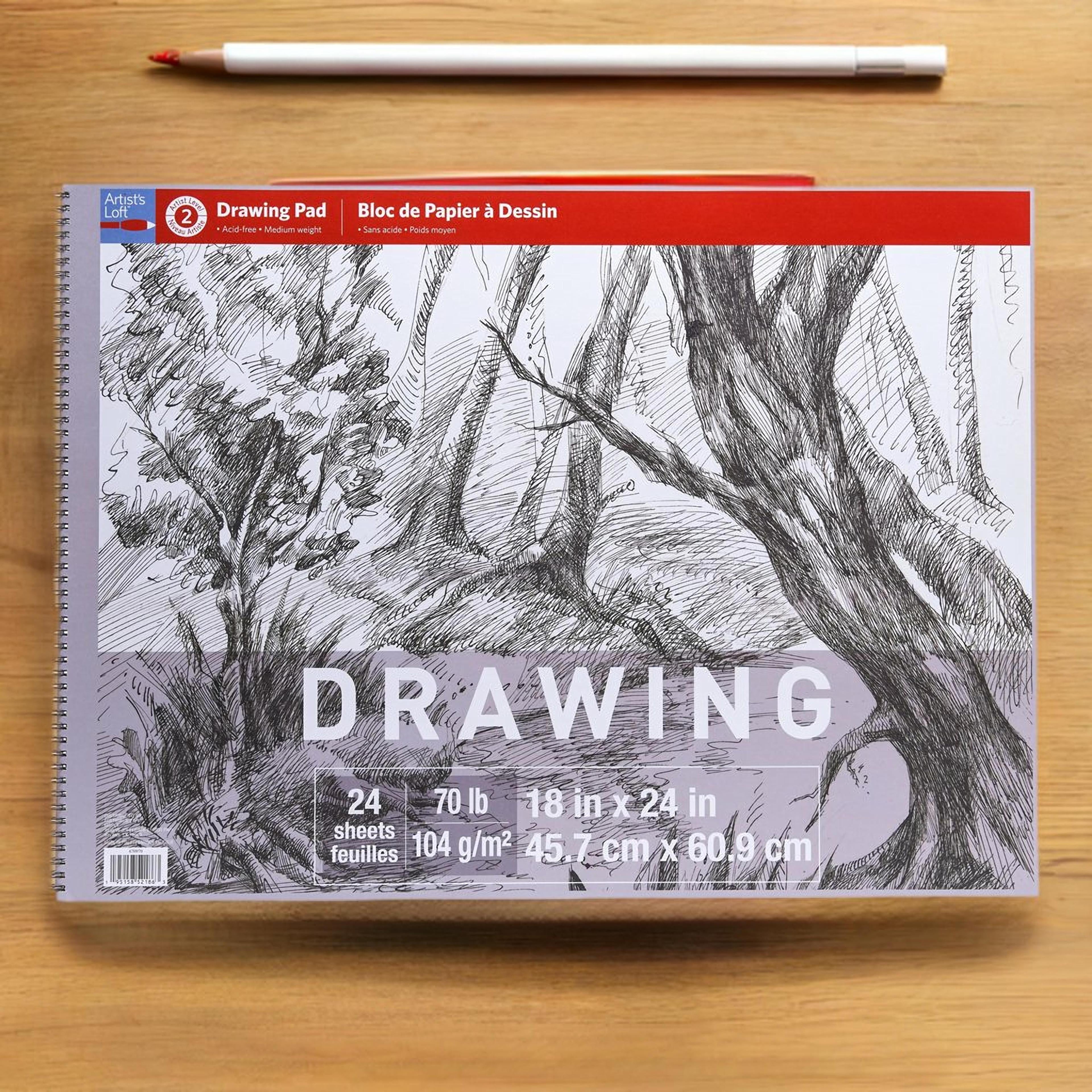 Drawing Paper Pad by Artist's Loft™ - 18" x 24" - Walmart.com