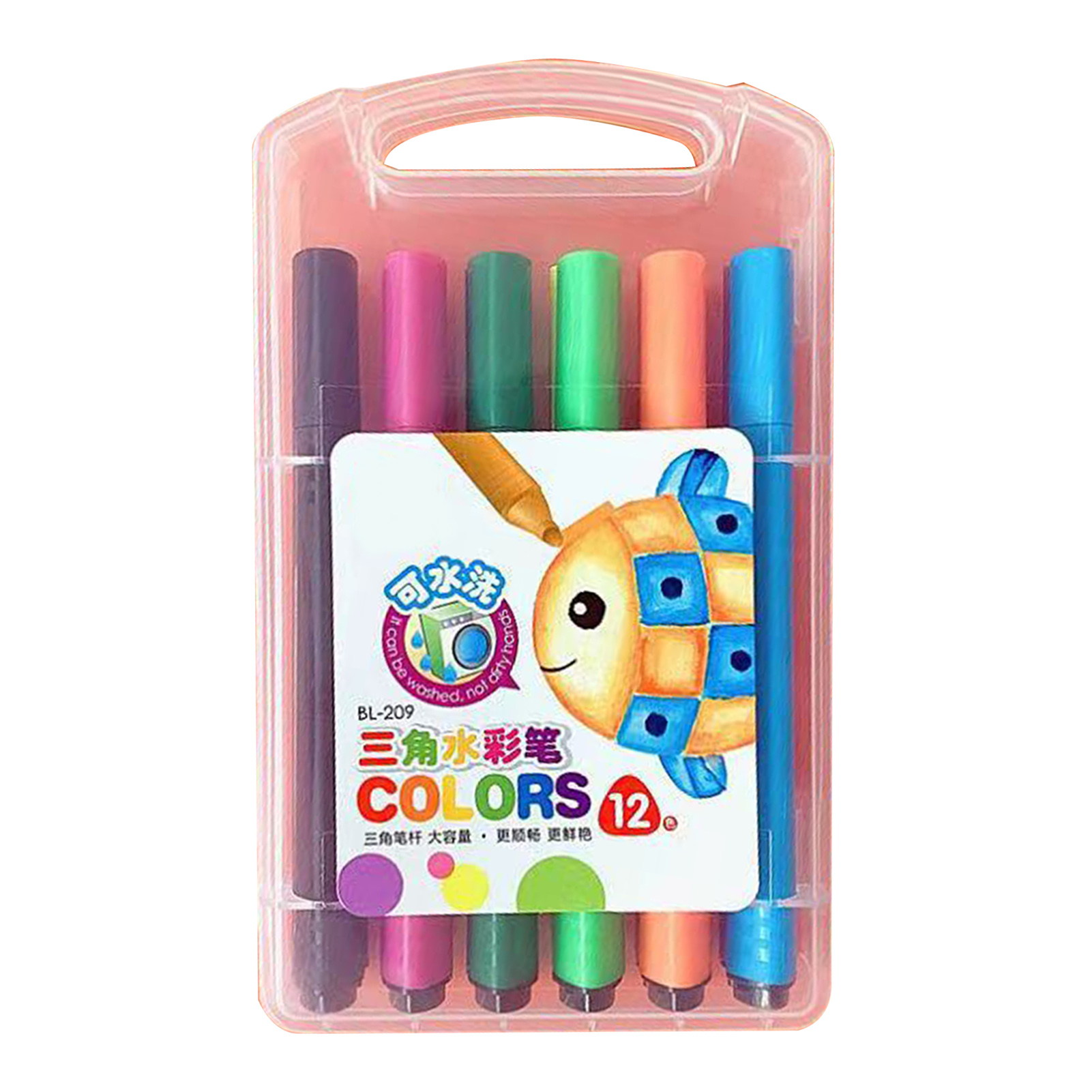 Drawing Pens 12 Bright Colors Portable Wide Application Stimulate ...