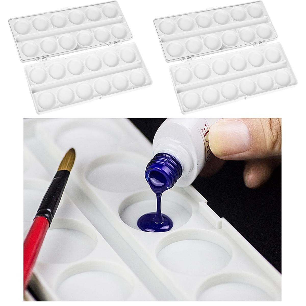 Drawing Plate Color Mixing Plate Watercolor Plate Color Mixing Tray ...
