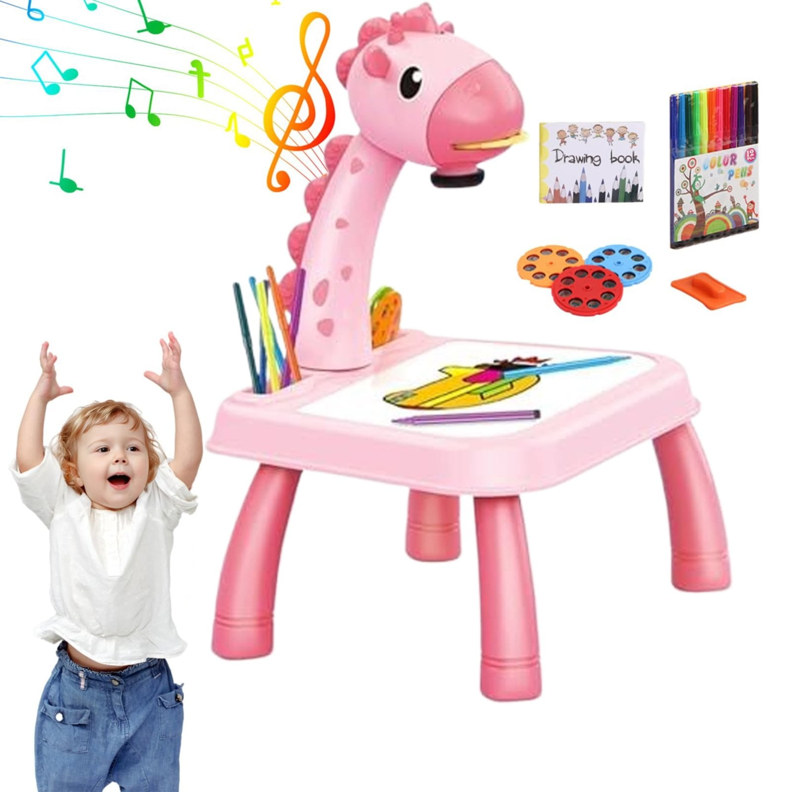 Drawing Projector For Kids And Draw Projector Toy For Toddler Girls ...