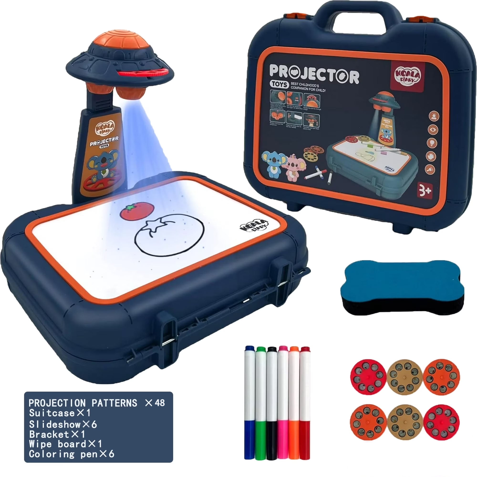 Drawing Projector Table With 96 Projection Patterns, Trace and Draw ...