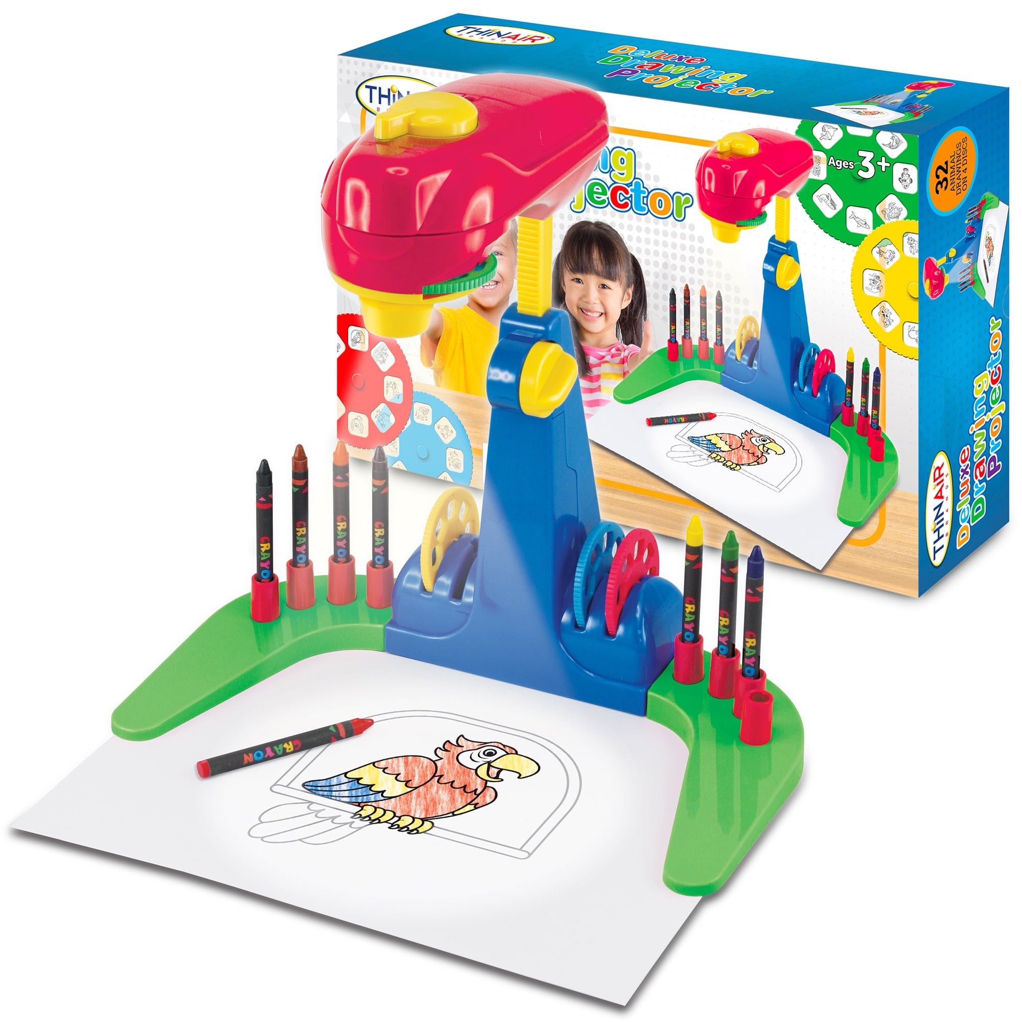 Playful Minds: Deluxe Drawing Projector - 14pc Coloring & Tracing Art ...