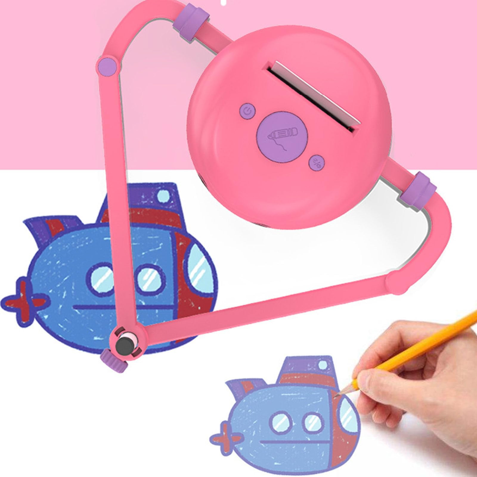 Drawing Robot for Kids, Advanced Version Drawing Robot with 100 Word Cards, Interactive ...