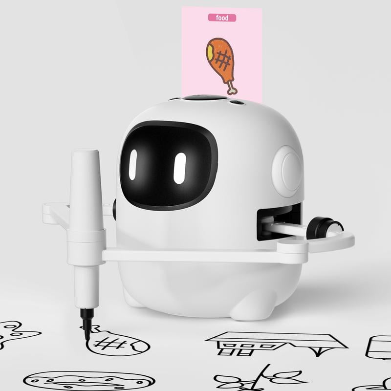 Drawing Robot for Kids, Voice Interactive Educational Drawing Machine ...