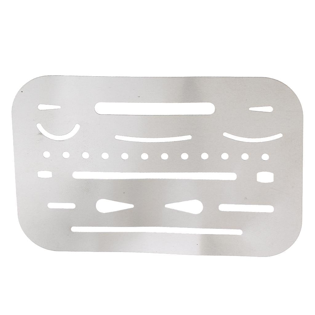 Drawing Stencils Stainless Steel Drawing Scale Template For Kids Craft ...