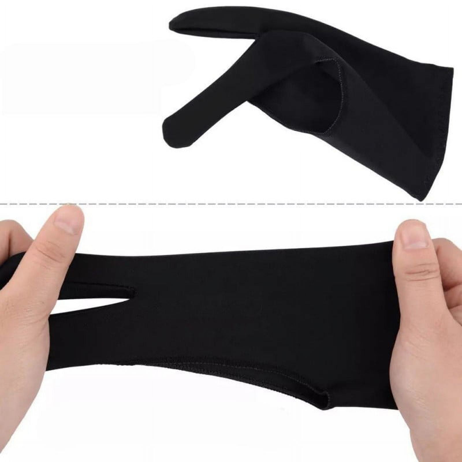 Drawing Tablet Glove Artist Gloves with Two Fingers for Tablet Drawing ...