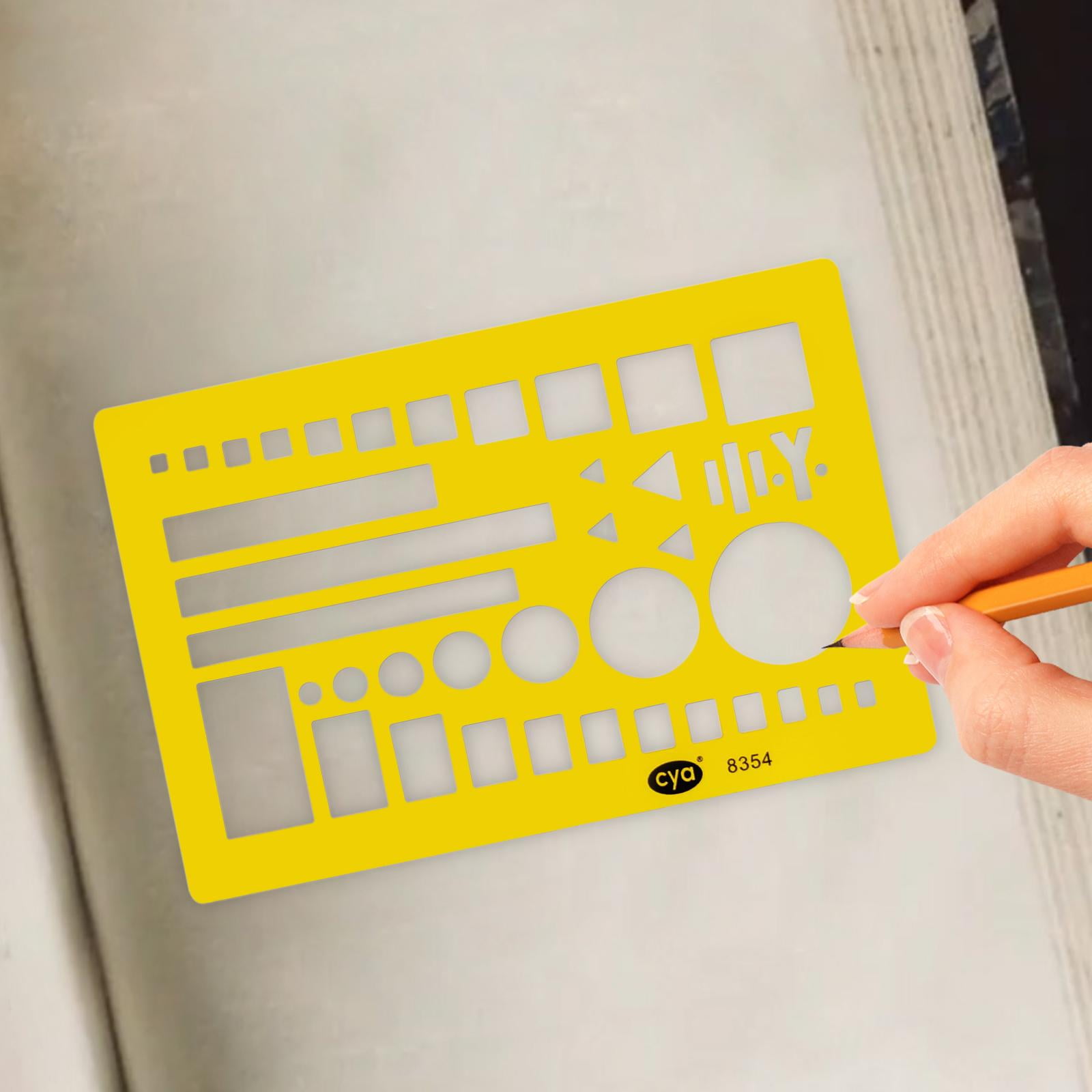 Drawing Template Durable Drawing Template Ruler for Working Building ...