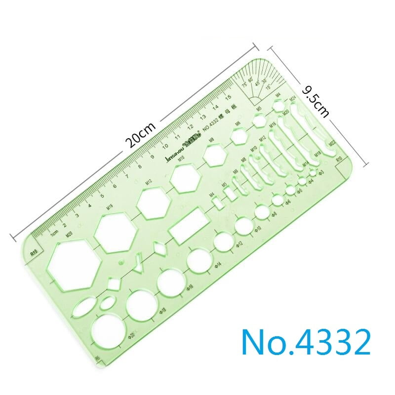 Drawing Templates Ruler for Furniture,Power Engineering,Interior Design ...