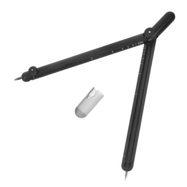 Drawing Tool with Scale Geometry Circle Maker Student Black - Walmart.com