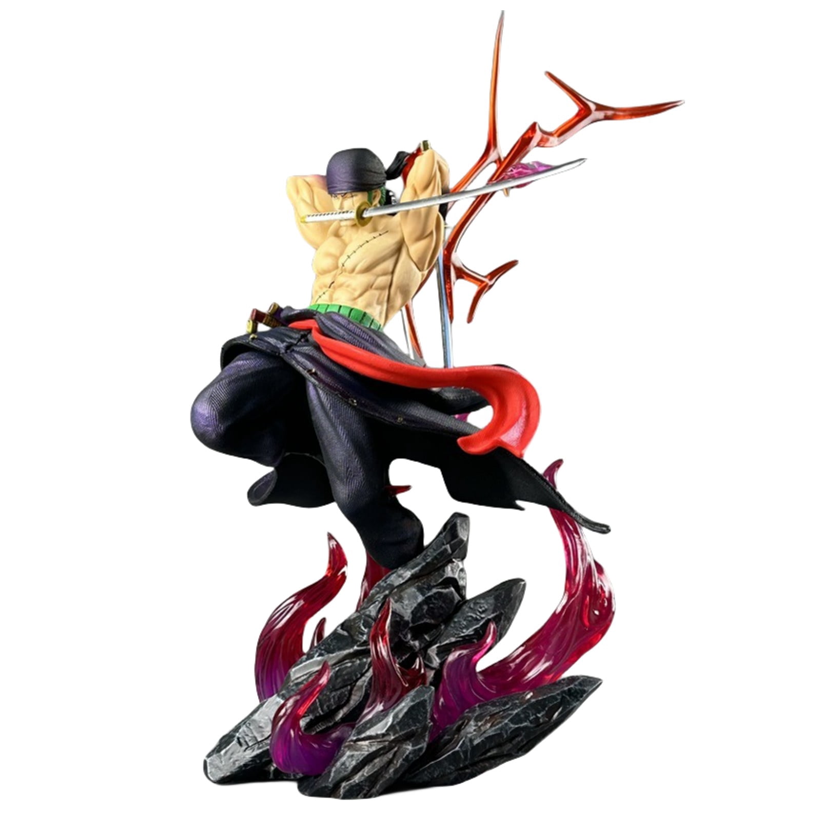 Anime Character Drawing a blade Roronoa Zoro Figure Doll PVC Model ...