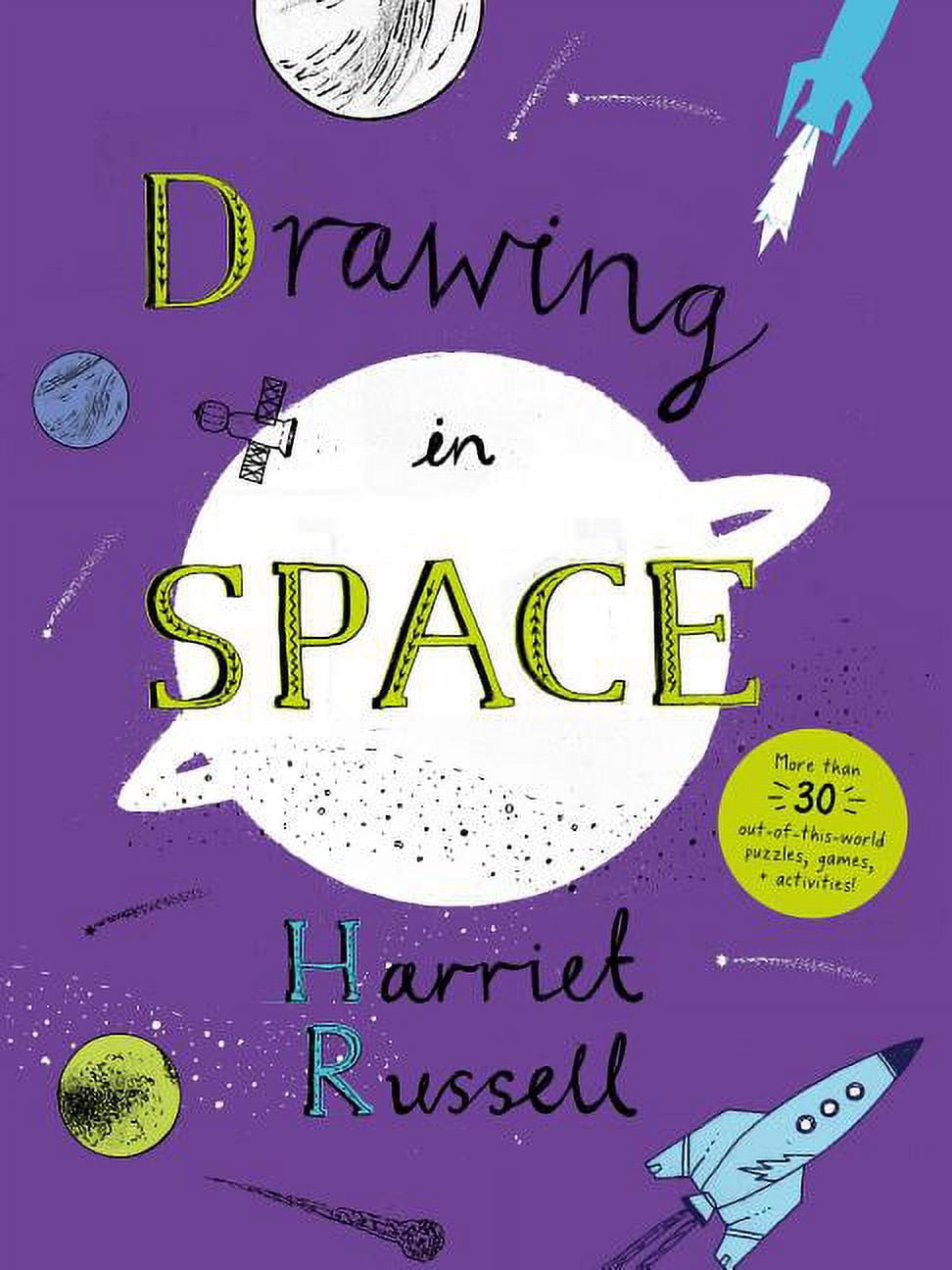 Drawing in Space : (fun activity book for ages 6-9, over 30 puzzles ...