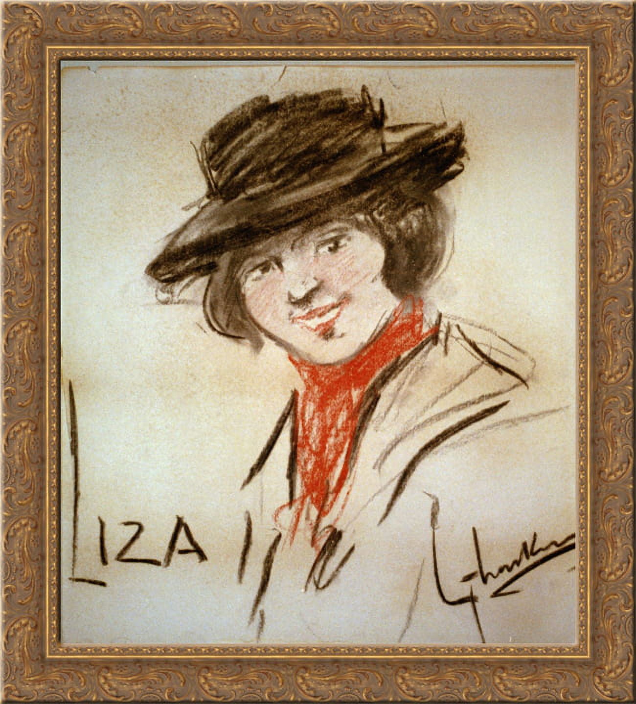Drawing of Eliza Doolittle, a character from George Bernard Shaw's play ...
