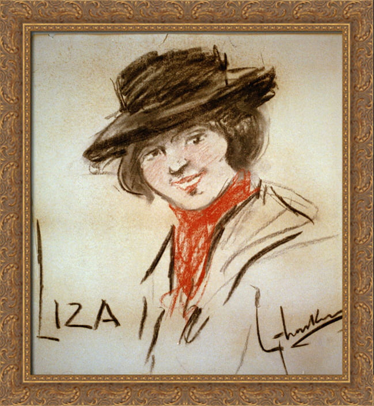 Drawing of Eliza Doolittle, a character from George Bernard Shaw's play ...