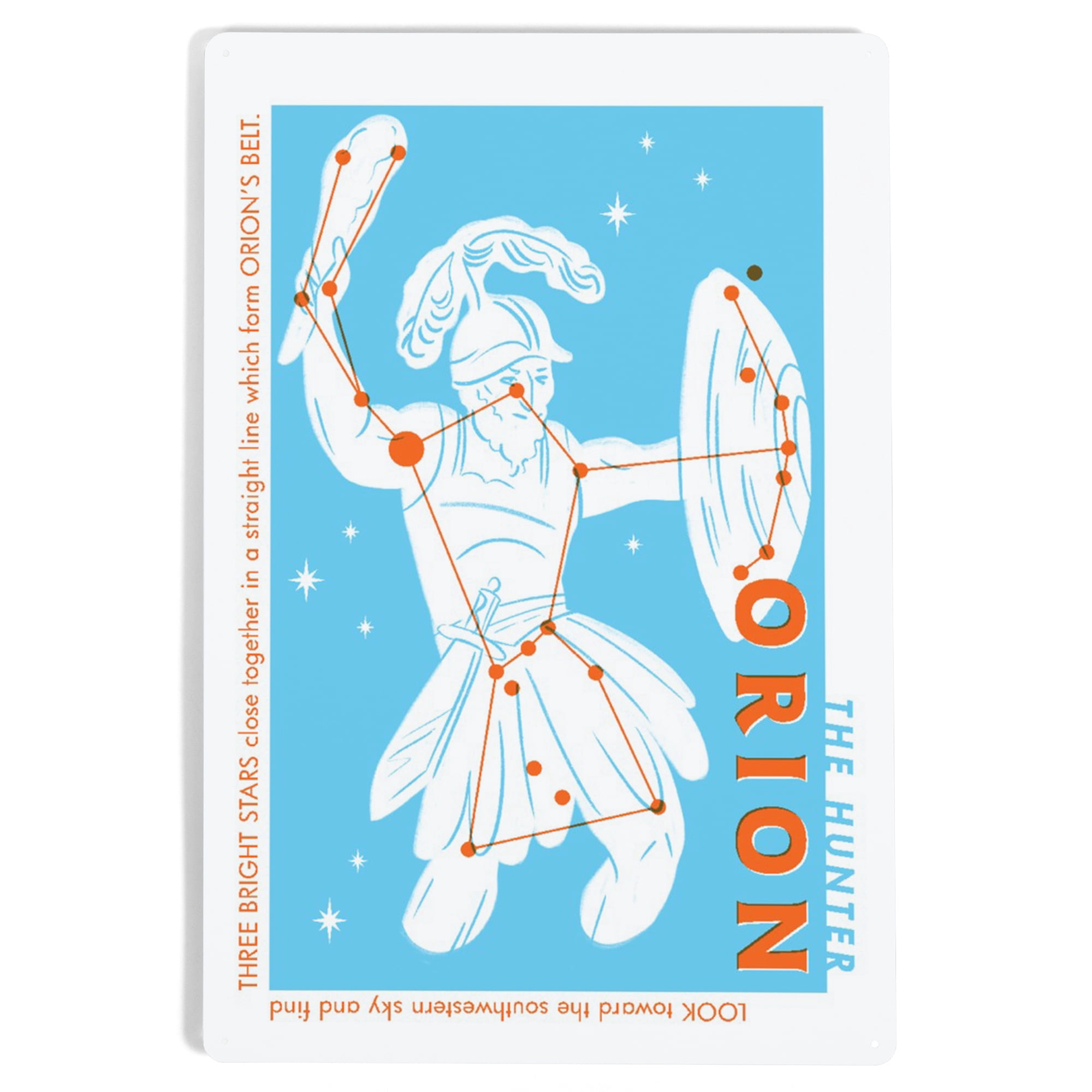 Drawings in the Stars Collection, Orion, The Hunter Constellation ...