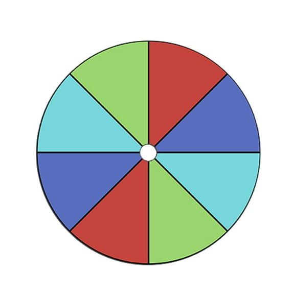 Draws Roulette Wheel Erasable Reusable Fortunes Wheel Tabletop Prize ...