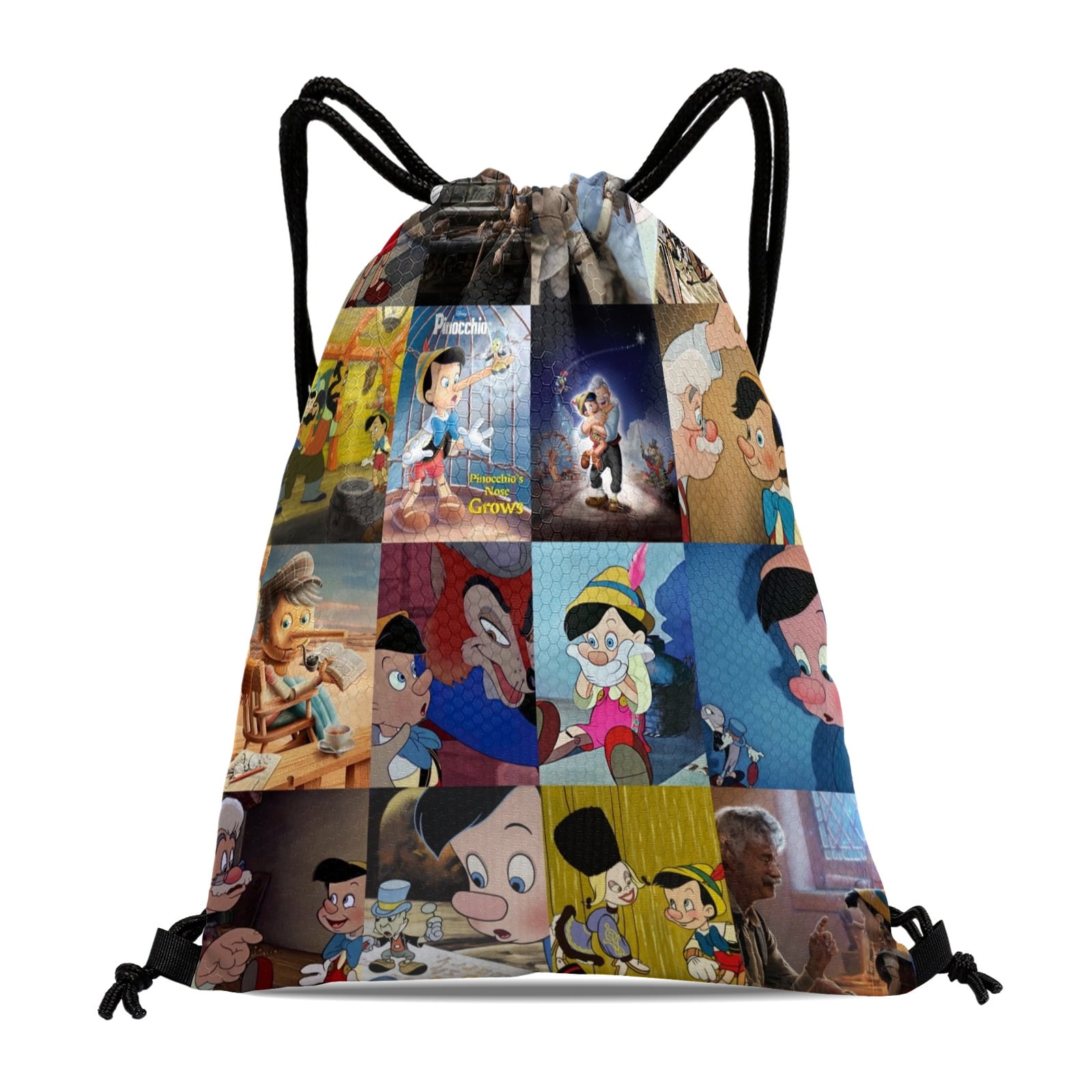 Drawstring Backpack for The Adventures of Pinocchio Sackpack Adults ...