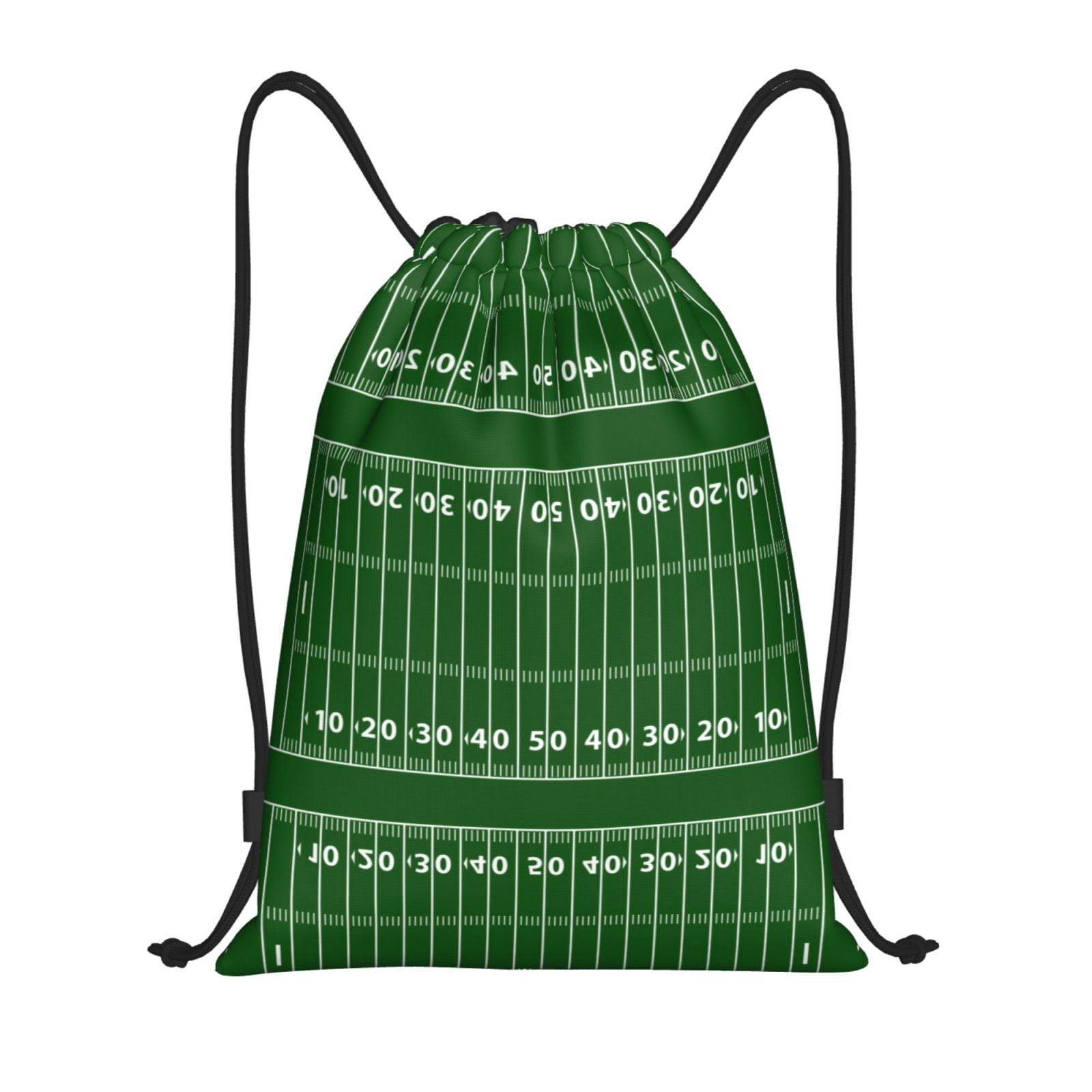 Drawstring Backpack - American Football Field1 Cheer Gym Bag for Women ...