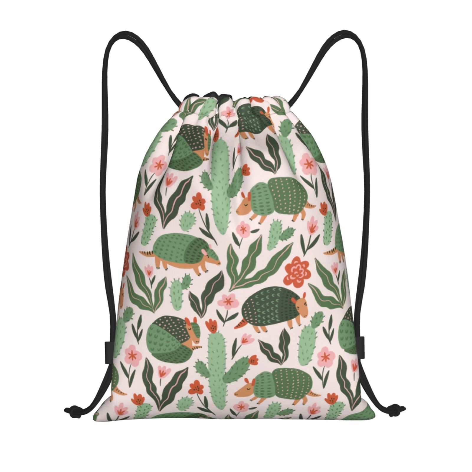 Drawstring Backpack - Armadillo Splash Proof Small Drawstring Gym Bag ...