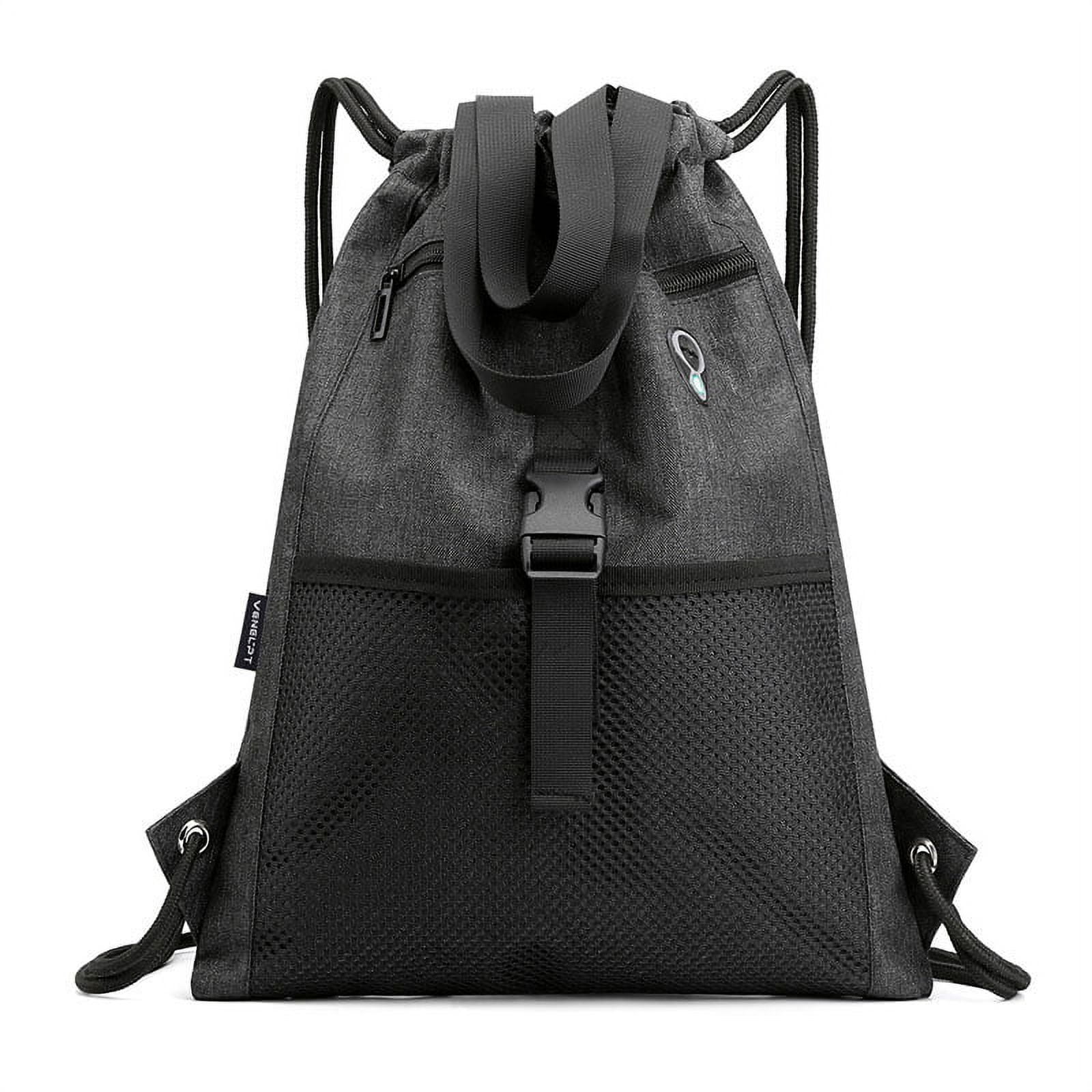 Drawstring Backpack Bag Large 18"L x 13.6"W Gym String Cinch Sack with ...