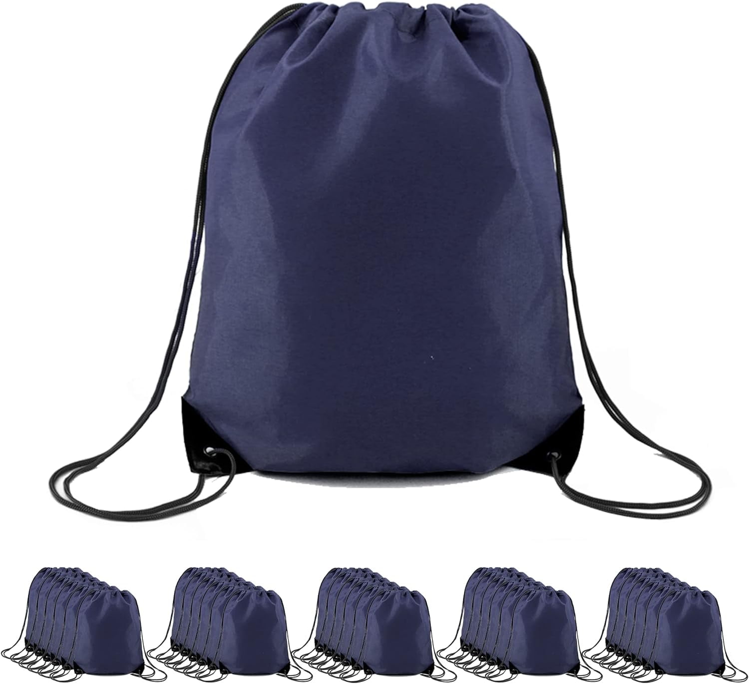 Drawstring Backpack Bags 20|30|50 Packs Reflective String Bags for Gym ...