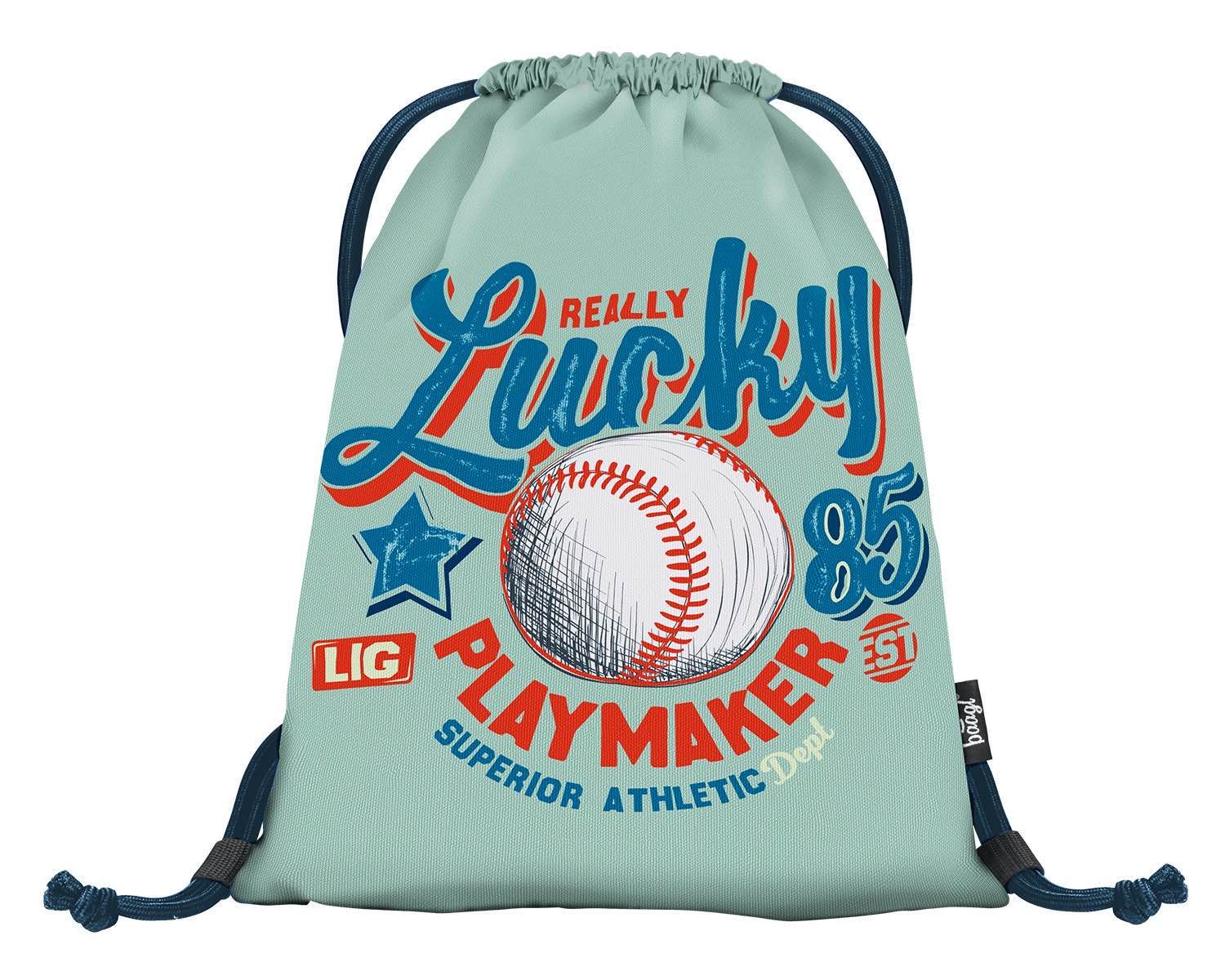 Drawstring Backpack, Baseball Sport Bag, Cinch Bag, Gym Sack for ...