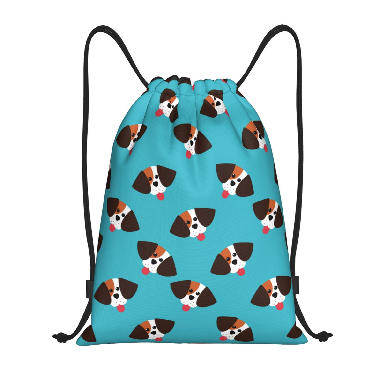 Drawstring Backpack, Beagle Dog puppy cute Light Waterproof Sports Gym ...