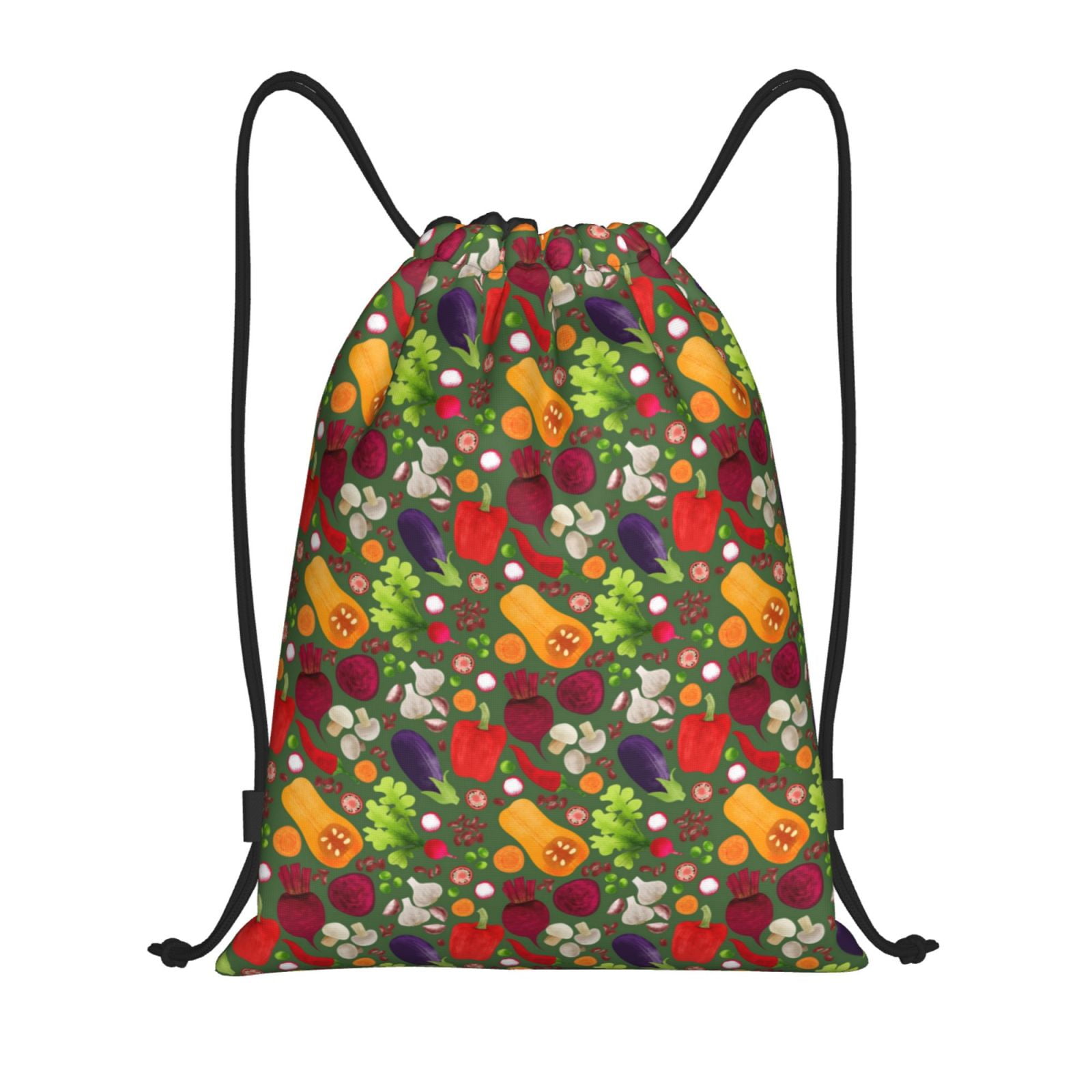 Drawstring Backpack, Begetable Light Waterproof Sports Gym Bag Draw ...