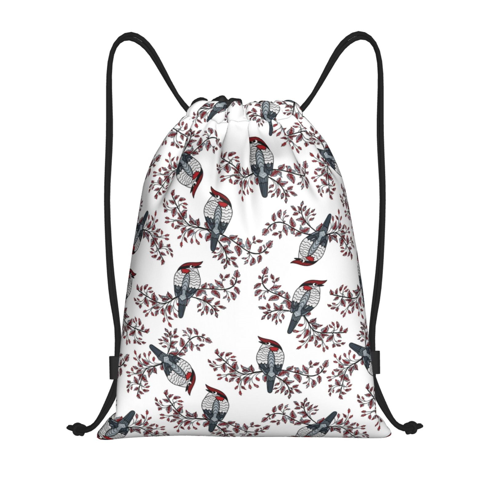 Drawstring Backpack, Bird Light Waterproof Sports Gym Bag Draw String ...