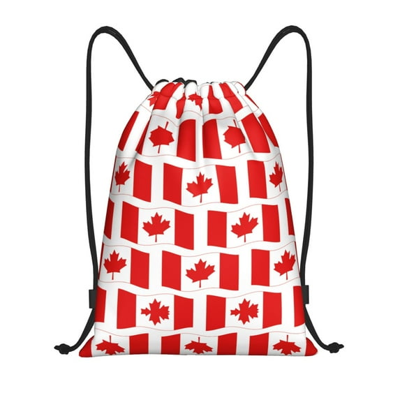 Drawstring Backpack, Canada Light Waterproof Sports Gym Bag Draw String ...