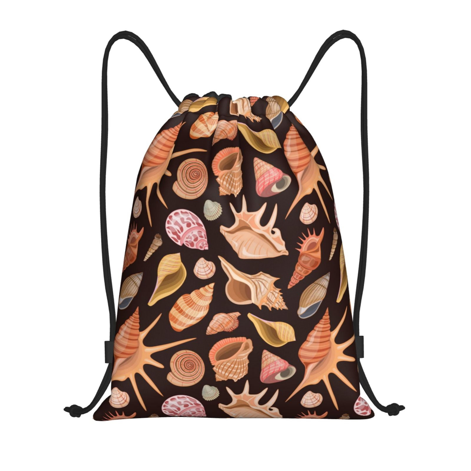 Drawstring Backpack - Conch Shells Print No.9071 Cheer Gym Bag for ...