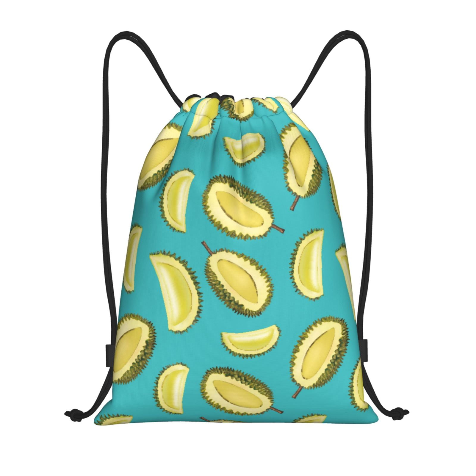 Drawstring Backpack Cute Durian Blue Sports Gym Bag for Men Women ...
