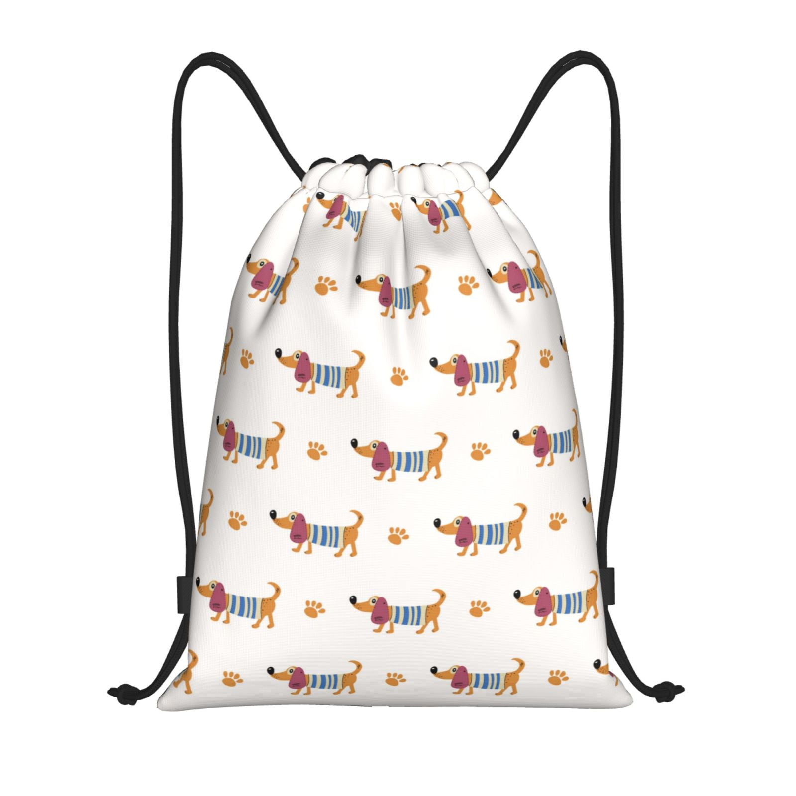 Drawstring Backpack - Dachshund Dog Puppy No.1004 Gym Bag for Women Men ...