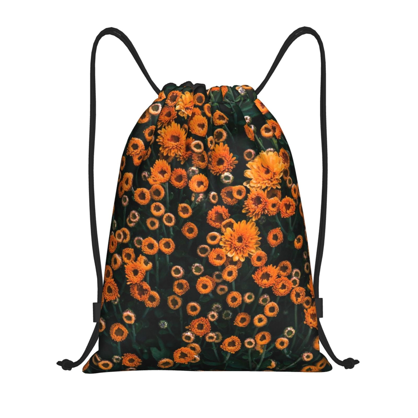 Drawstring Backpack - Daisies Splash Proof Small Drawstring Gym Bag for ...