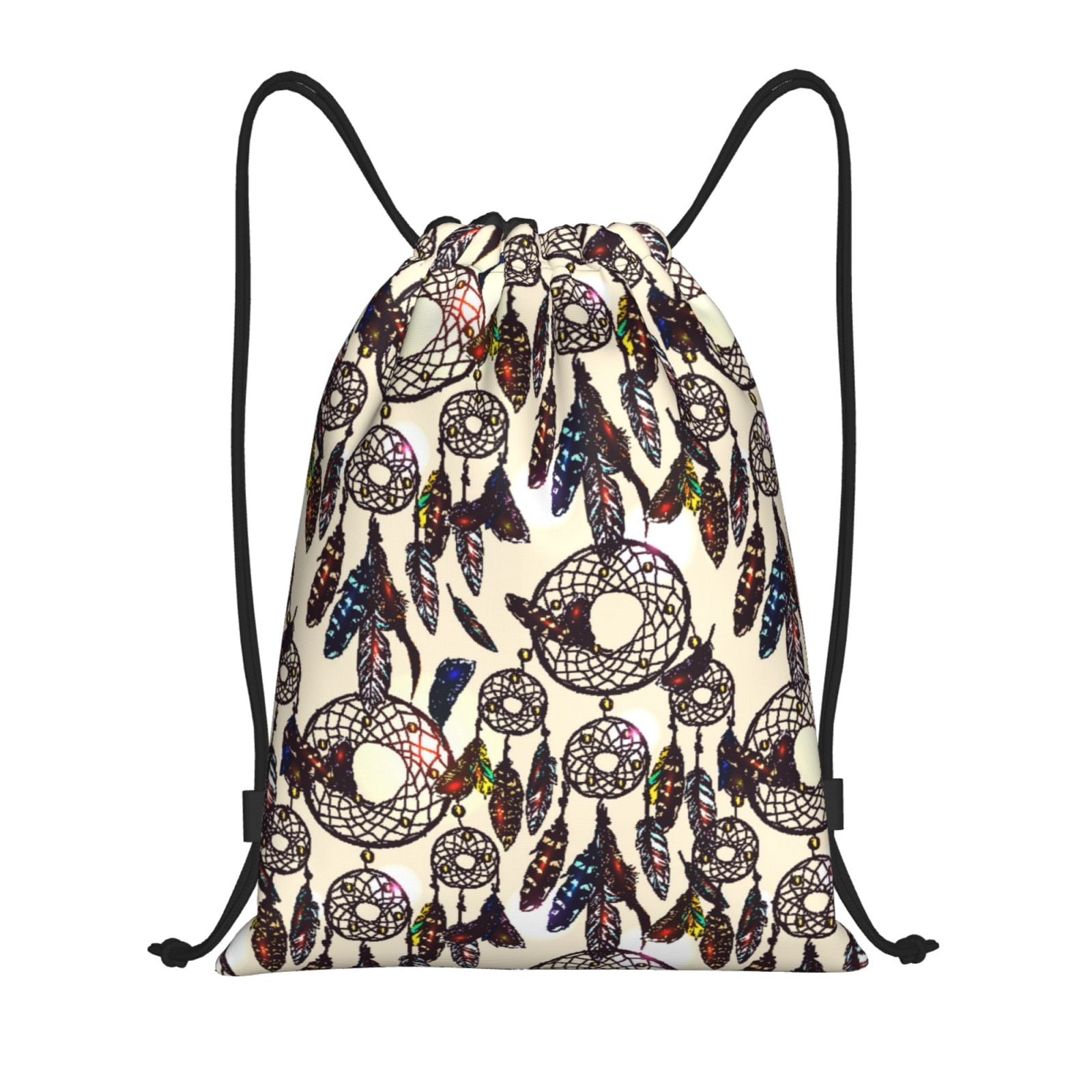 Drawstring Backpack - Dreamcatcher Cheer Gym Bag for Women Men ...
