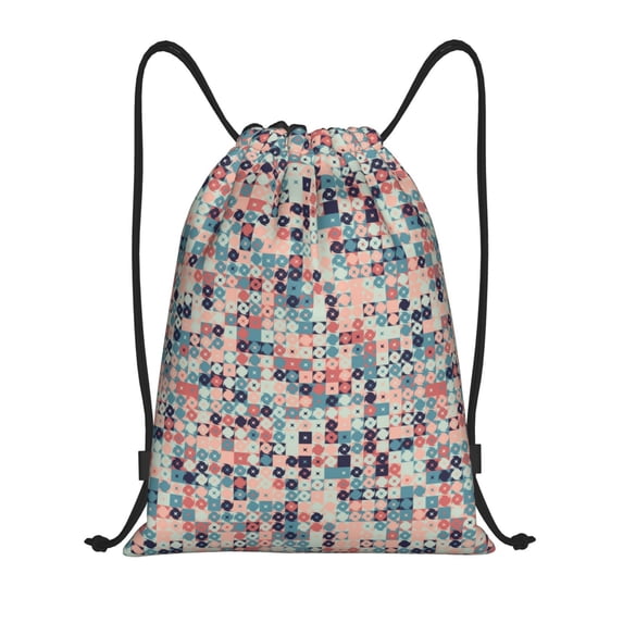 Drawstring Backpack - Fourbeam stars pattern Splash Proof Small ...