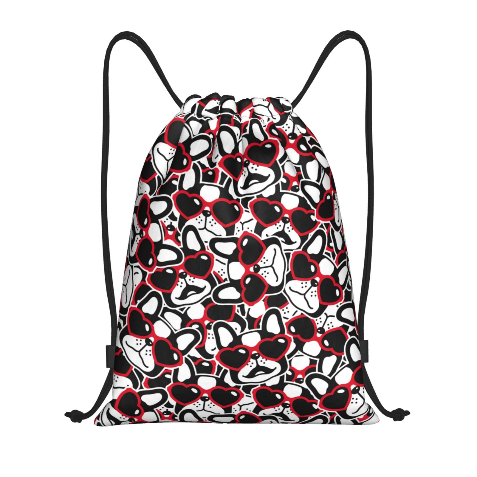 Drawstring Backpack French Bulldog1 Sports Gym Bag for Men Women ...