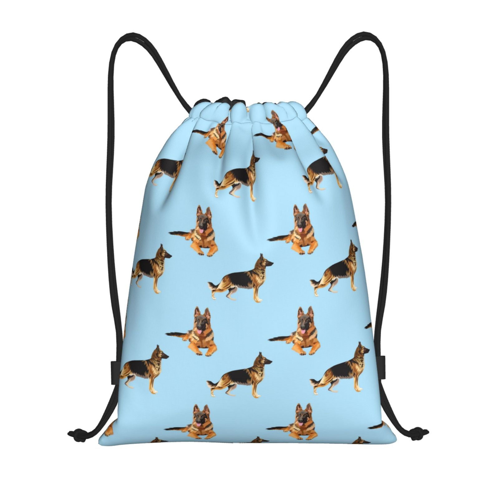 Drawstring Backpack German Shepherd Dog No.1015 Sports Gym Bag for Men ...