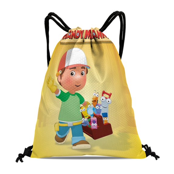 Drawstring Backpack for Handy Manny Drawstring Pocket Adults Women Men ...