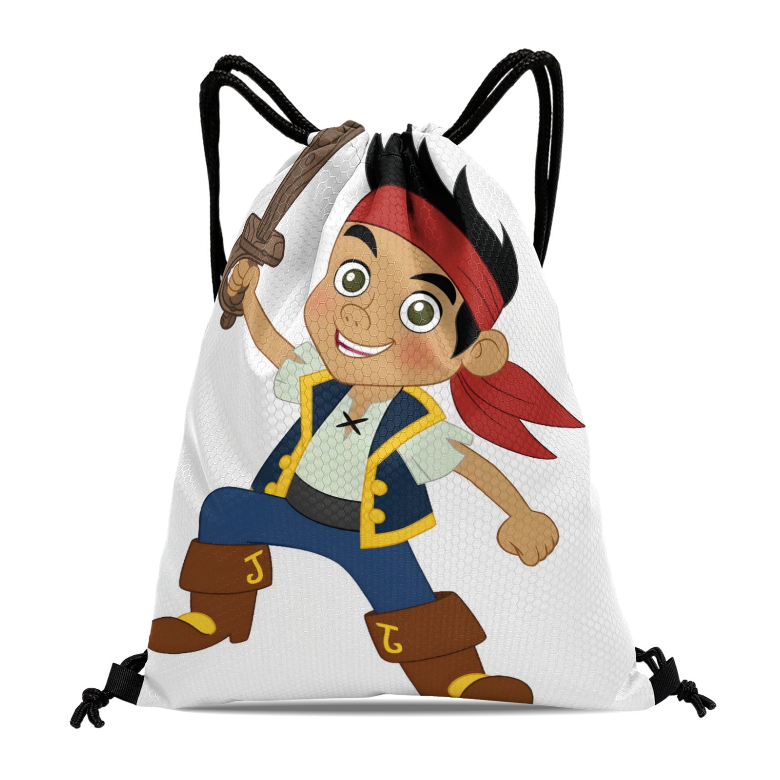 Drawstring Backpack for Jake and the Never Land Party Favor Bags ...