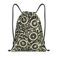 Drawstring Backpack, Mechanical Bike Pattern Light Waterproof Sports ...