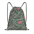 Drawstring Backpack, Paisley Pattern No.9091 Light Waterproof Sports ...