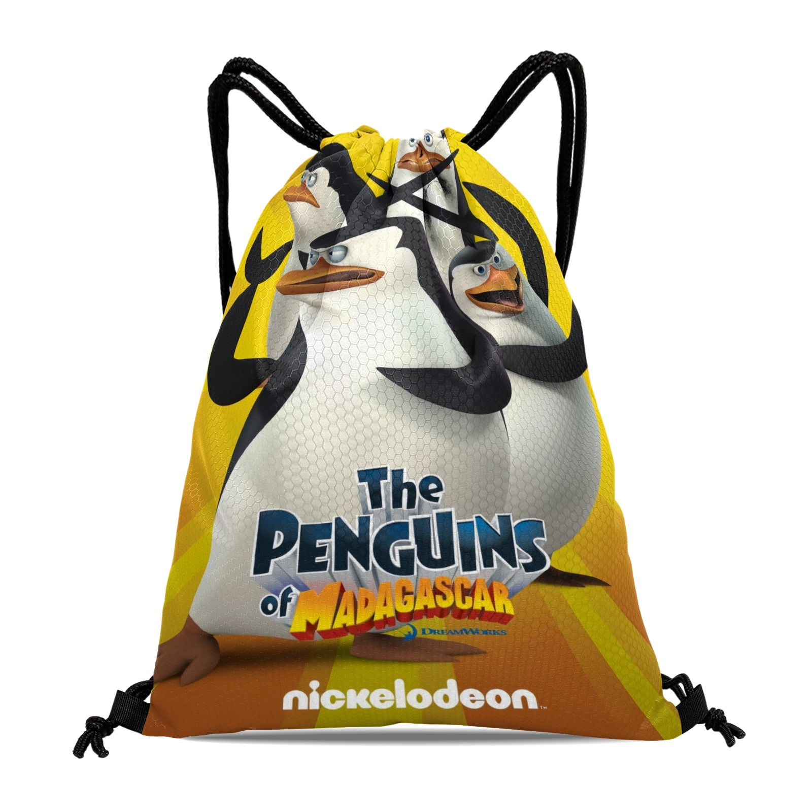 Drawstring Backpack for The Penguins of Madagascar Party Favor Bags ...