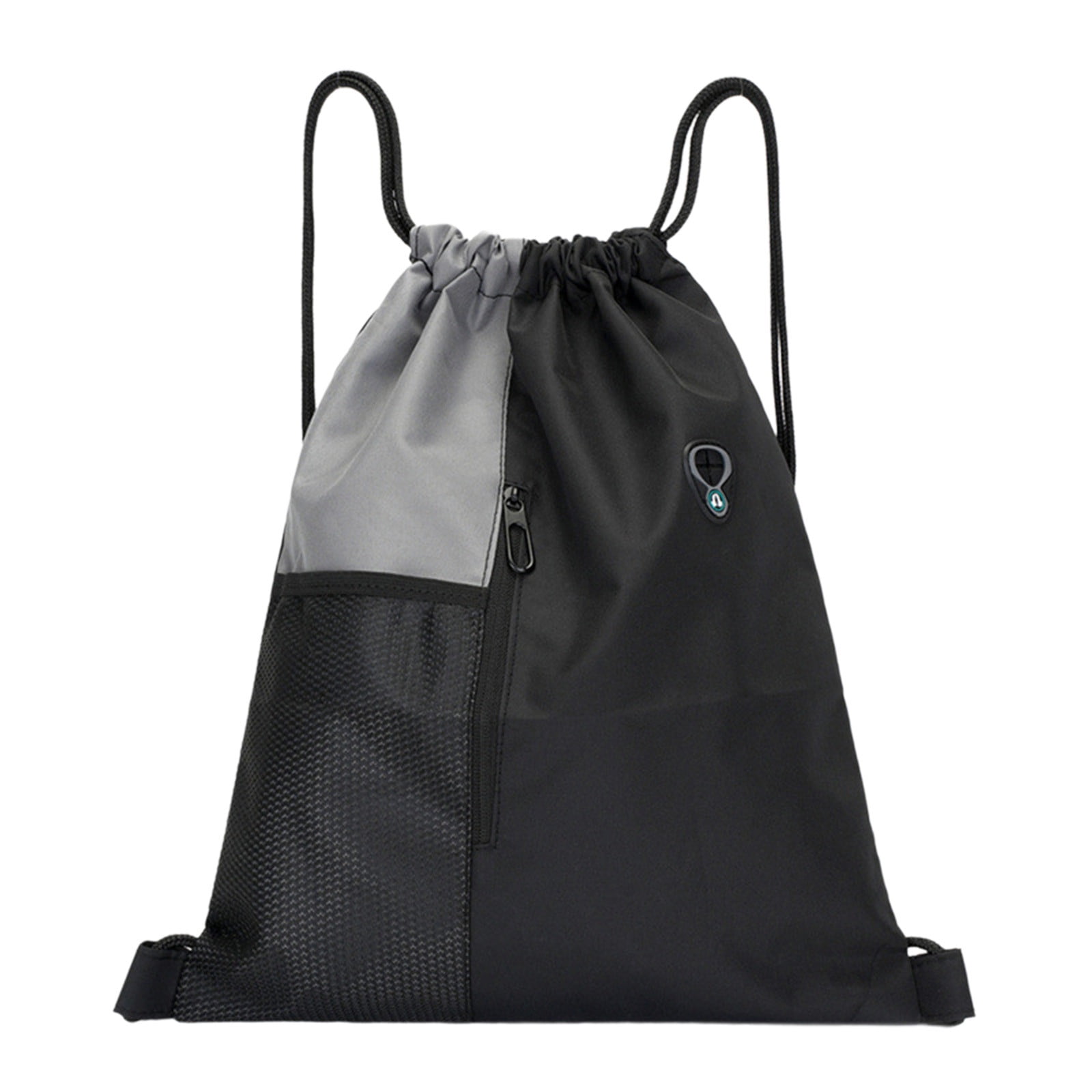 Drawstring Backpack Sports Gym Bag for Women Men Large Size With Two ...
