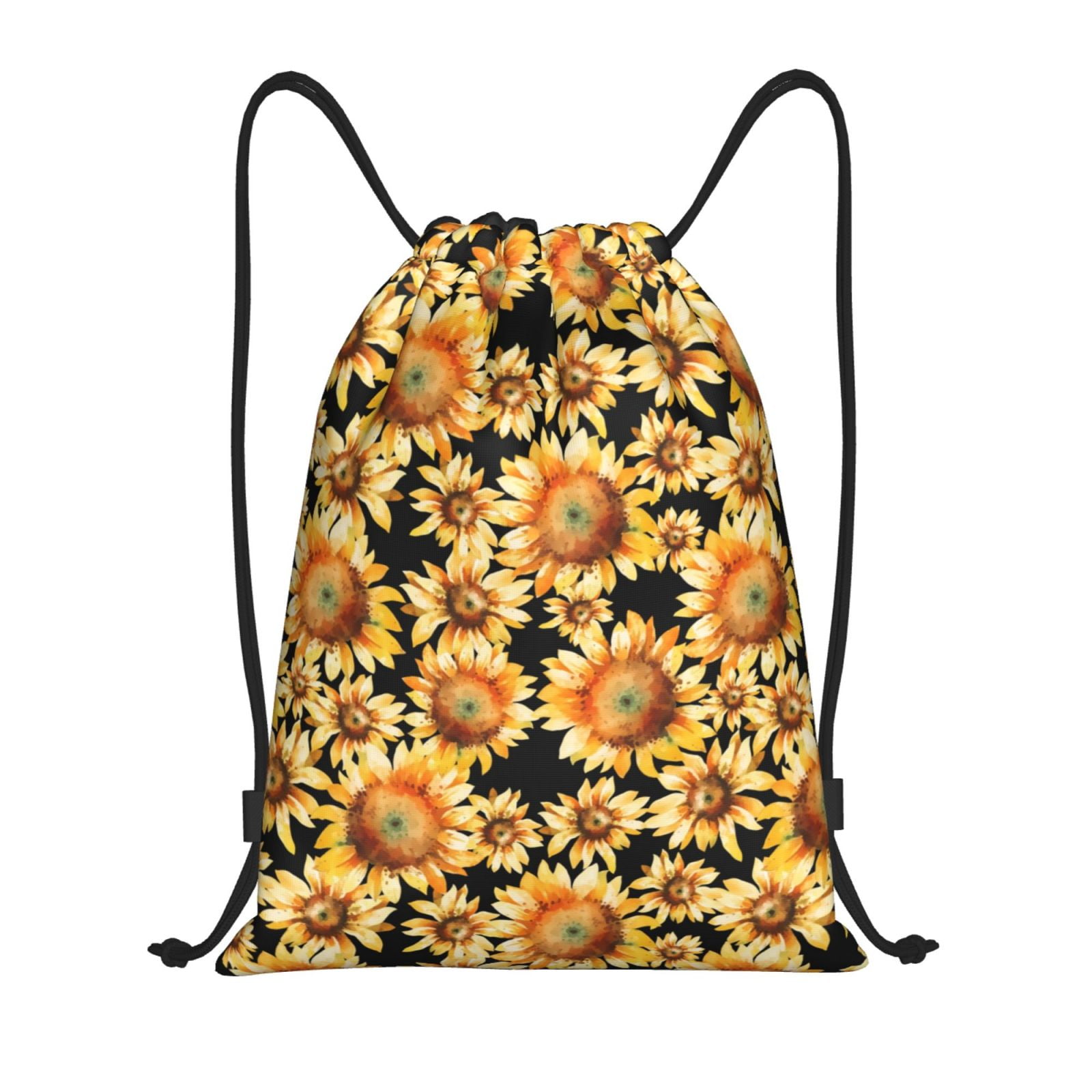 Drawstring Backpack Sunflowers 1 Sports Gym Bag for Men Women ...